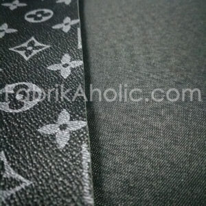 LV Louis Vuitton Designer Classic Thick PVC Artificial Leather Fabric ...